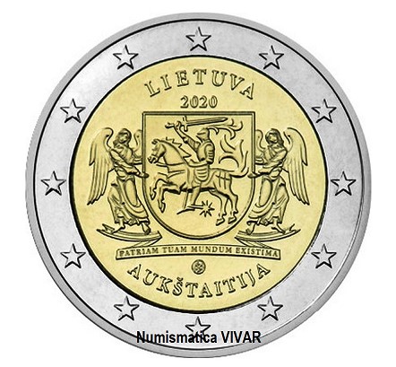 Numismática Vivar : LITUANIA 2020 Regiones etnográficas lituanas ...